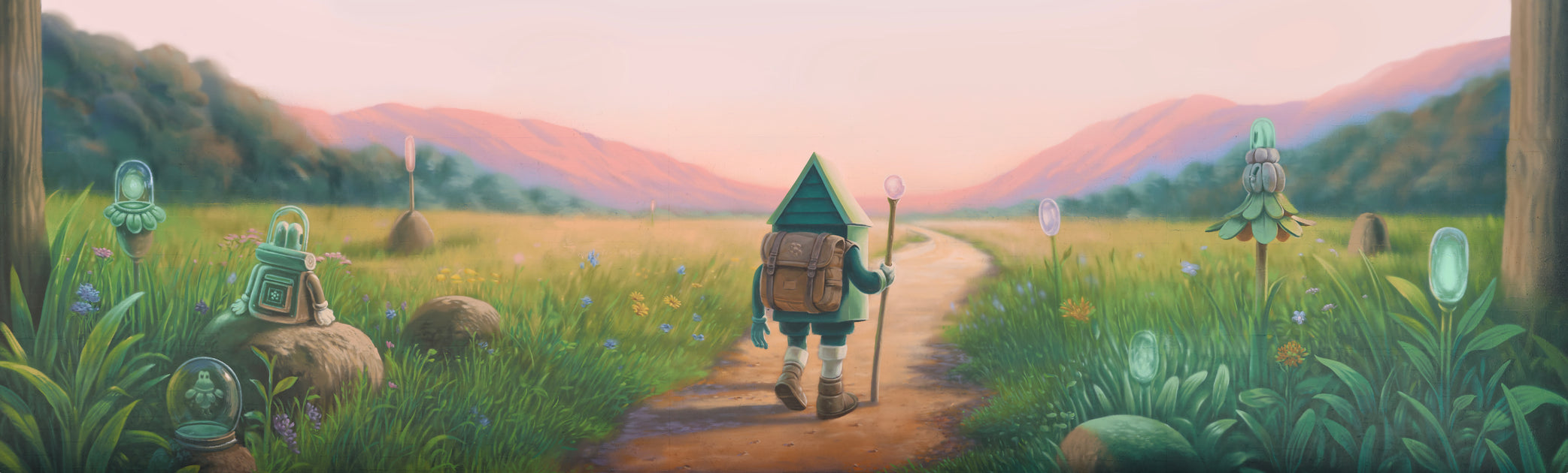 Large Print - 'The path between'– ontheleans